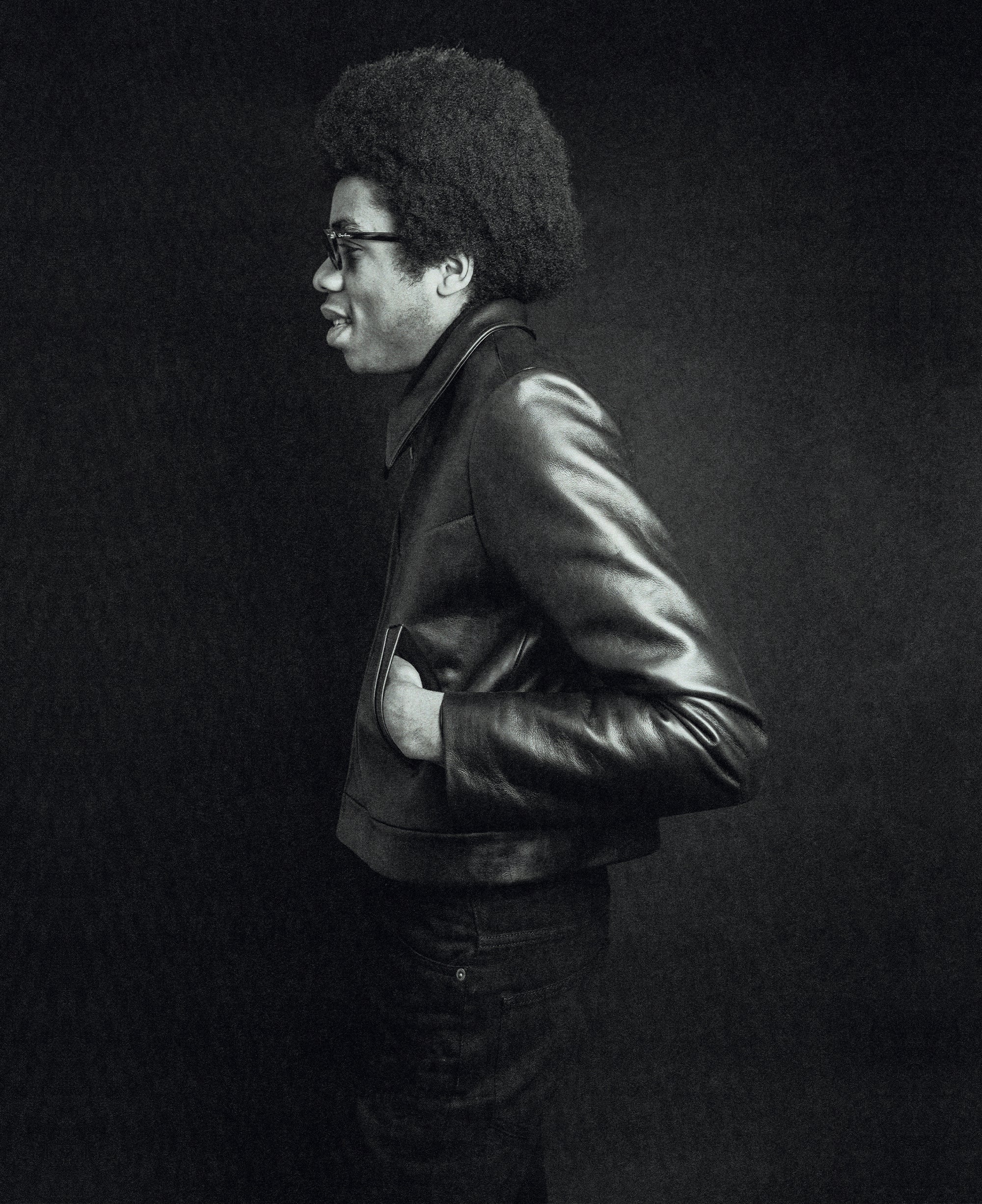 Good Morning Keith - Black Leather Jacket