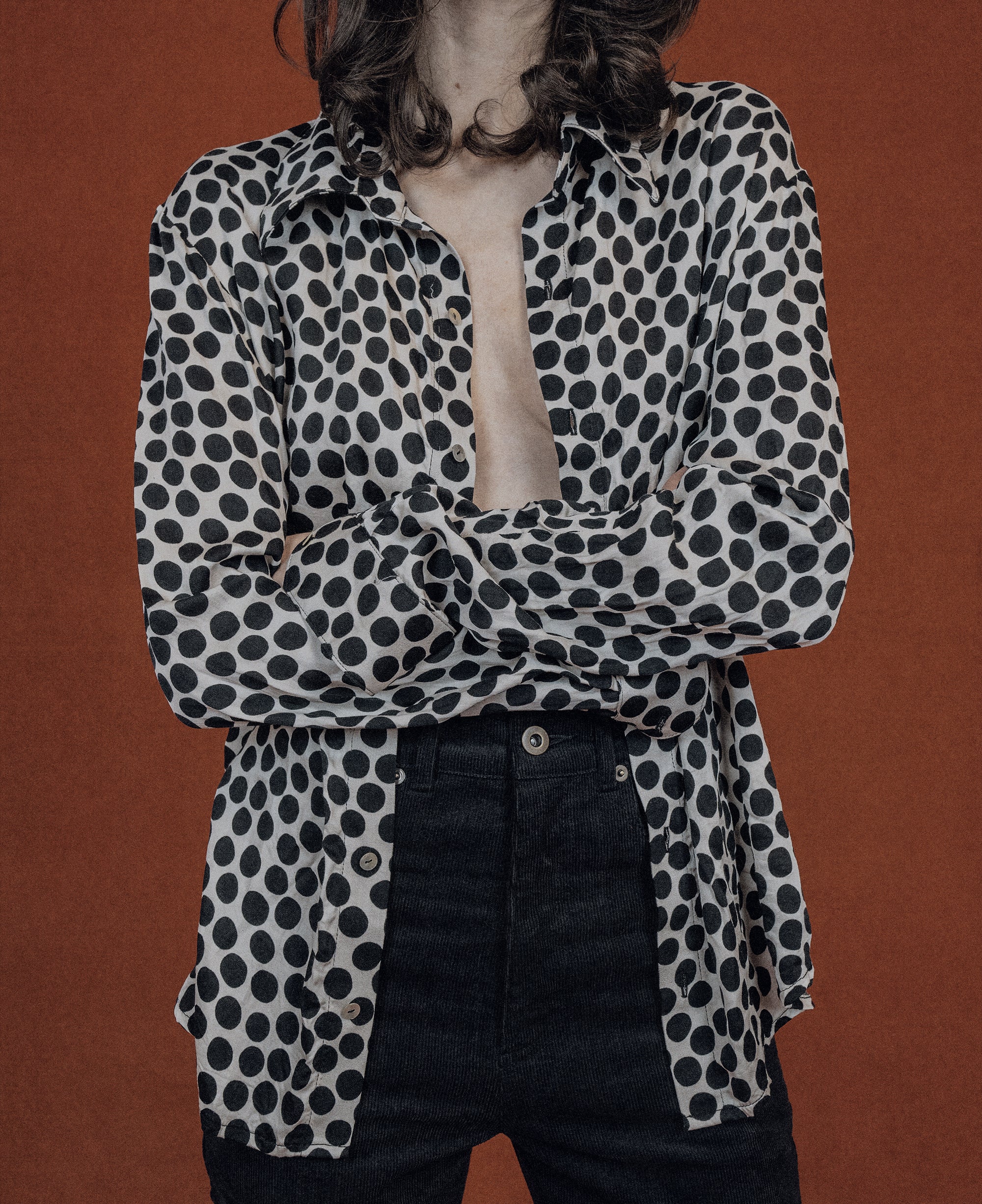Good Morning Keith - White Dots 70'S Shirt